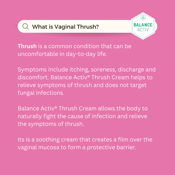 Balance Activ® Thrush Relief Cream - Pamex Shop