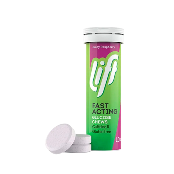 LIFT Glucose Chews 10's - Raspberry - Pamex Shop